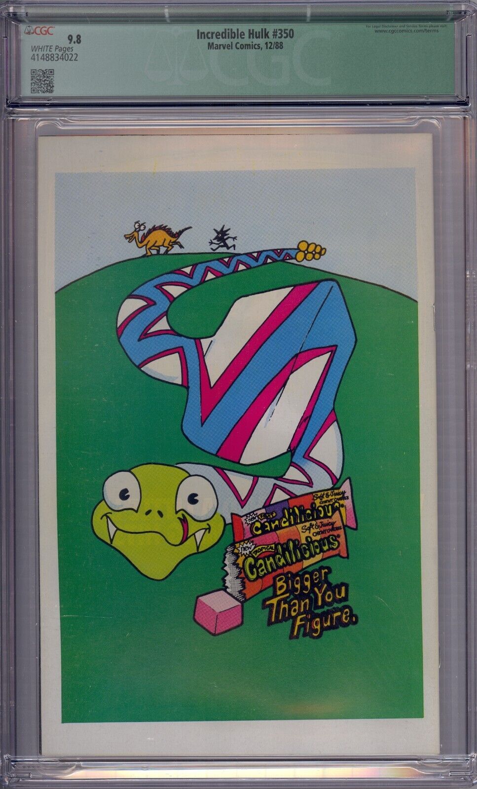 Incredible Hulk #350 CGC 9.8 Doctor Doom Thing Signed Peter David White ...