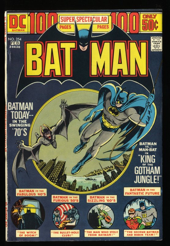 Batman #254 VF 8.0 100 Page Super Spectacular Man-Bat! | Comic Books ...