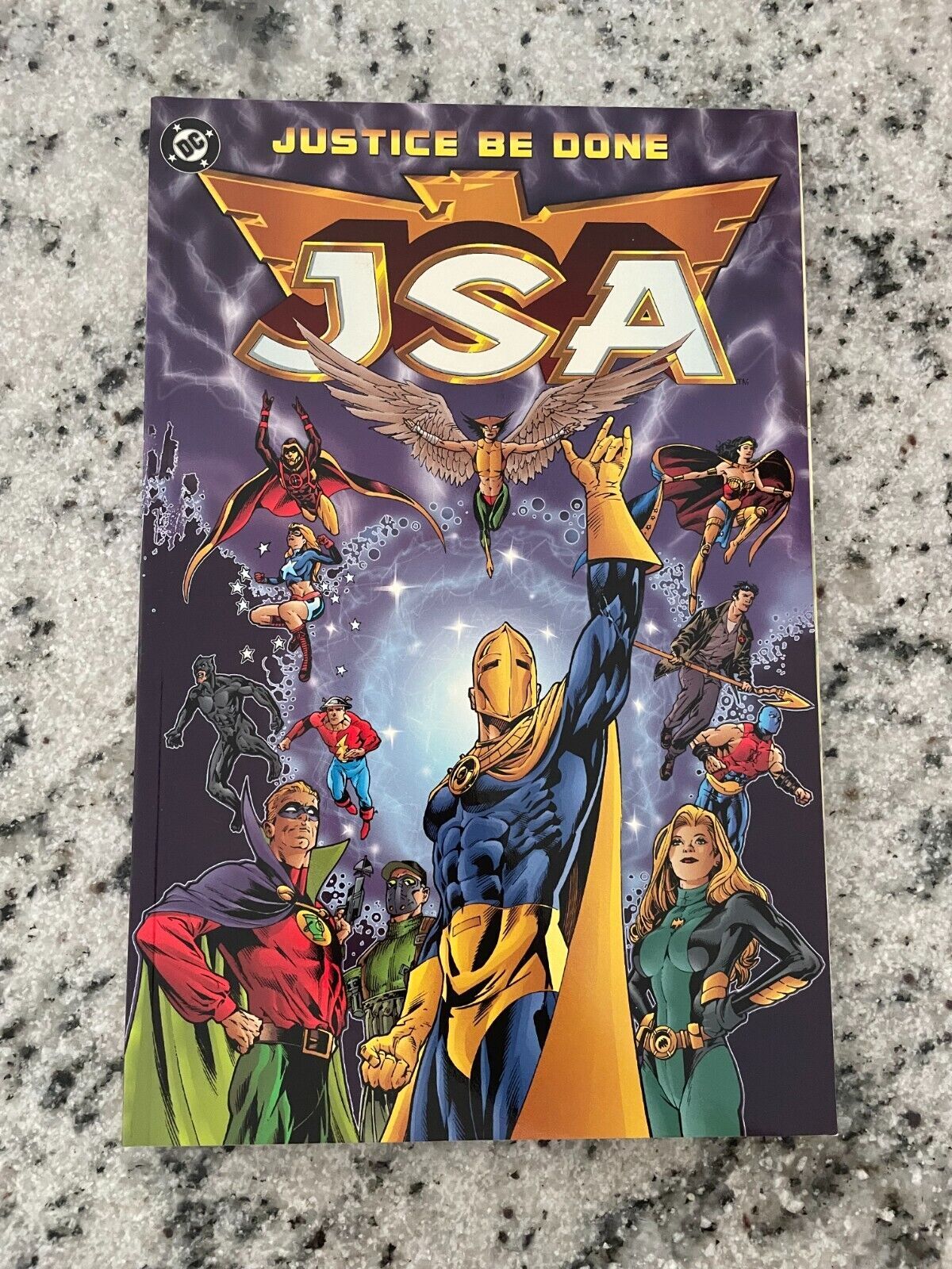 JSA Justice Be Done DC Comics TPB Graphic Novel Comic Book Batman Flash ...