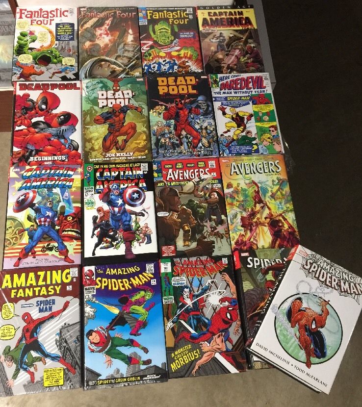 Marvel Omnibus Collection 32 Total Amazing Spider-man Iron Man Hulk ...