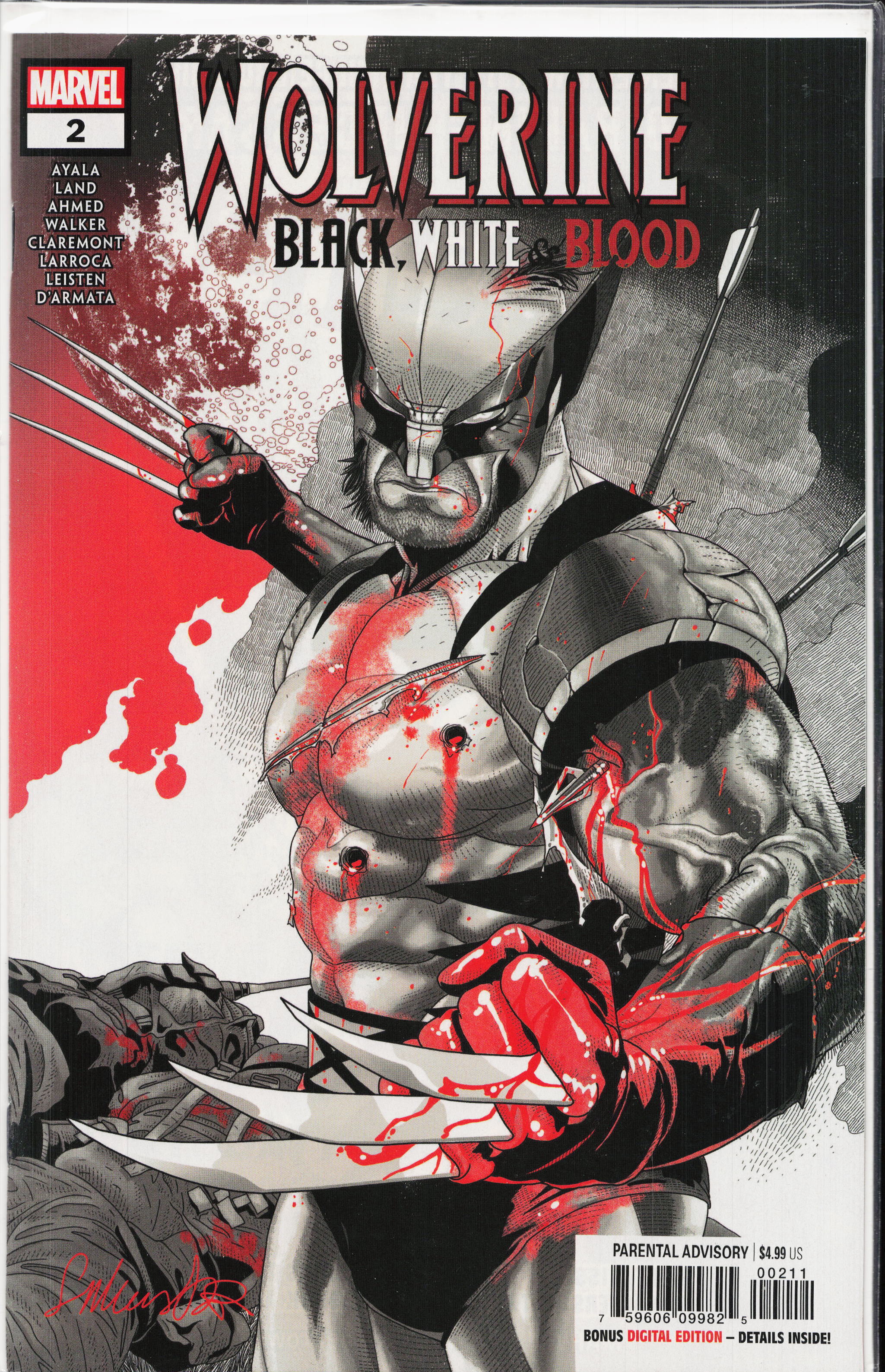 Wolverine: Black, White & Blood #2 (2021) Wolverine | Comic Books ...