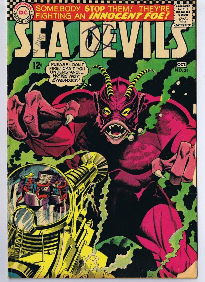 Sea Devils #31 ORIGINAL Vintage 1966 DC Comics | Comic Books - Silver ...