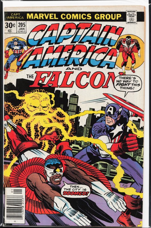 Captain America #205 (1977) Captain America and the Falcon | Comic ...