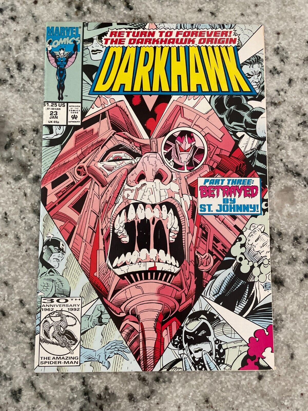 Darkhawk # 23 NM 1st Print Marvel Comic Book Venom Carnage Spider-Man 3 ...
