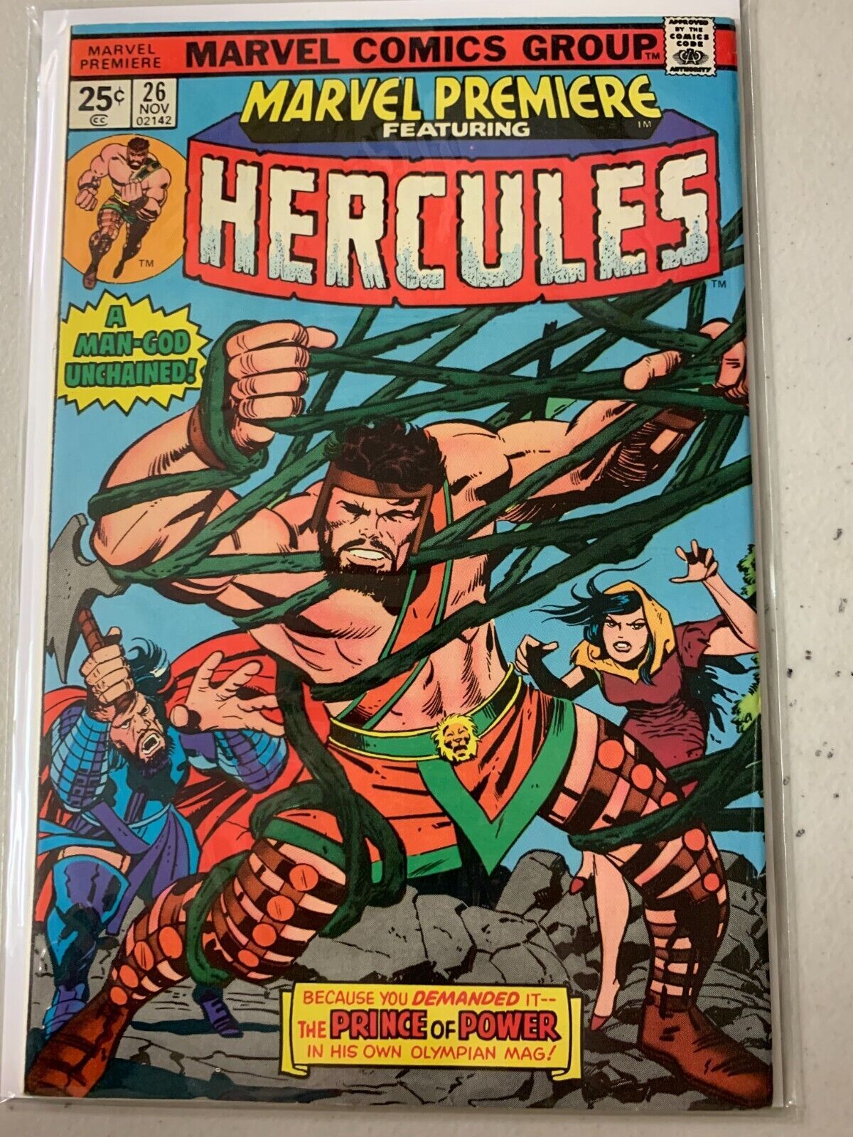 Marvel Premiere #26 1st headlining solo Hercules 7.5 (1975) | Comic ...