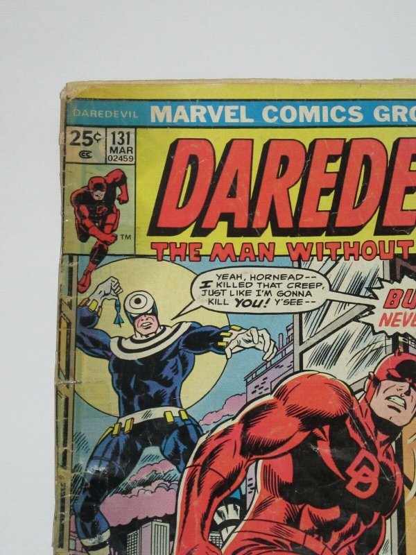 Daredevil #131 1st Appearance & Origin of Bullseye 1976 Marvel Comics ...