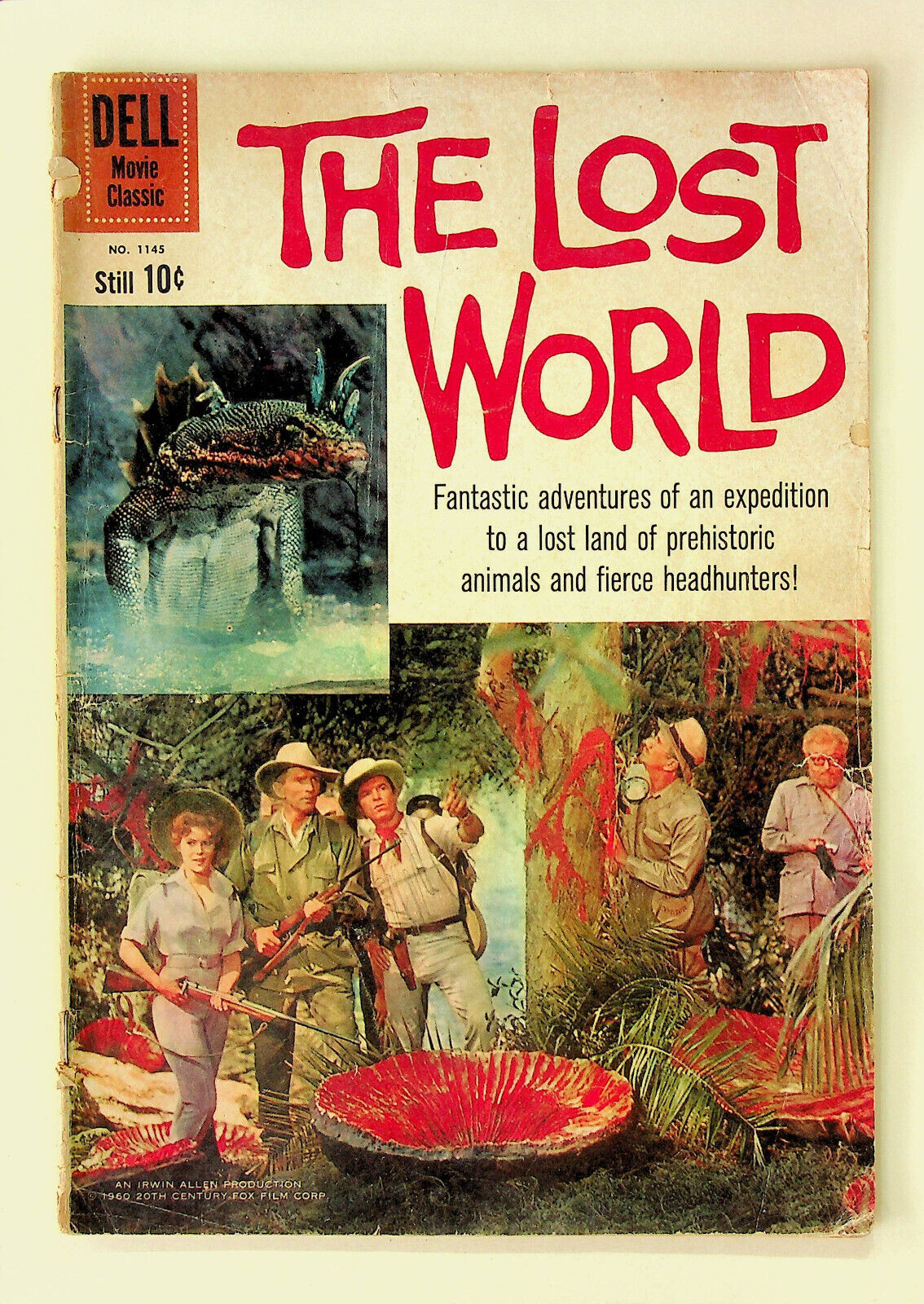Four Color #1145 - The Lost World (1960, Dell) - Movie Classic - Good ...
