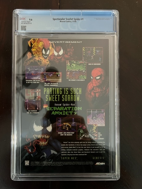 The Spectacular Scarlet Spider #1 (1995) - CGC 9.6 | Comic Books ...