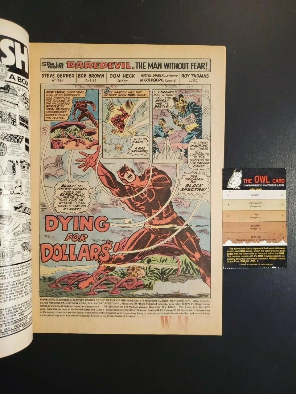 Daredevil #109 (1973) F+ (6.5) Nekra, Black Widow appearance| | Comic ...