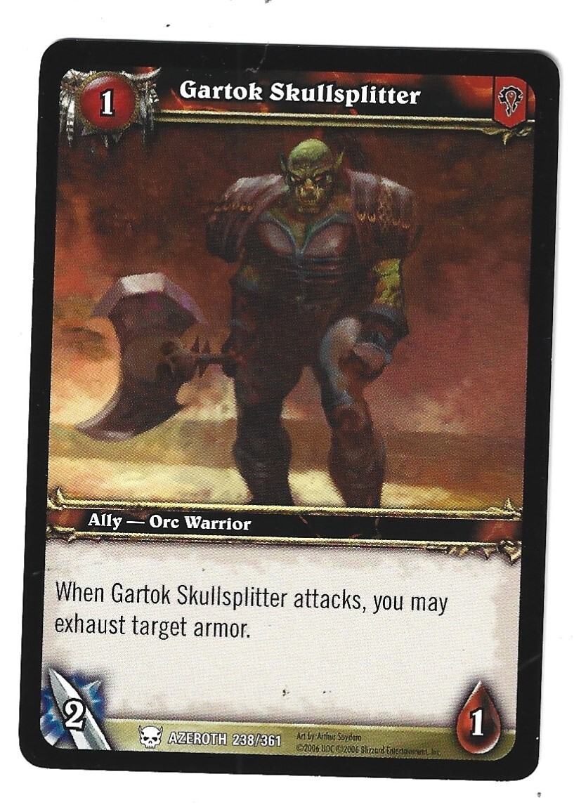 World of Warcraft: Heroes of Azeroth- Gartok Skullsplitter | Comic ...