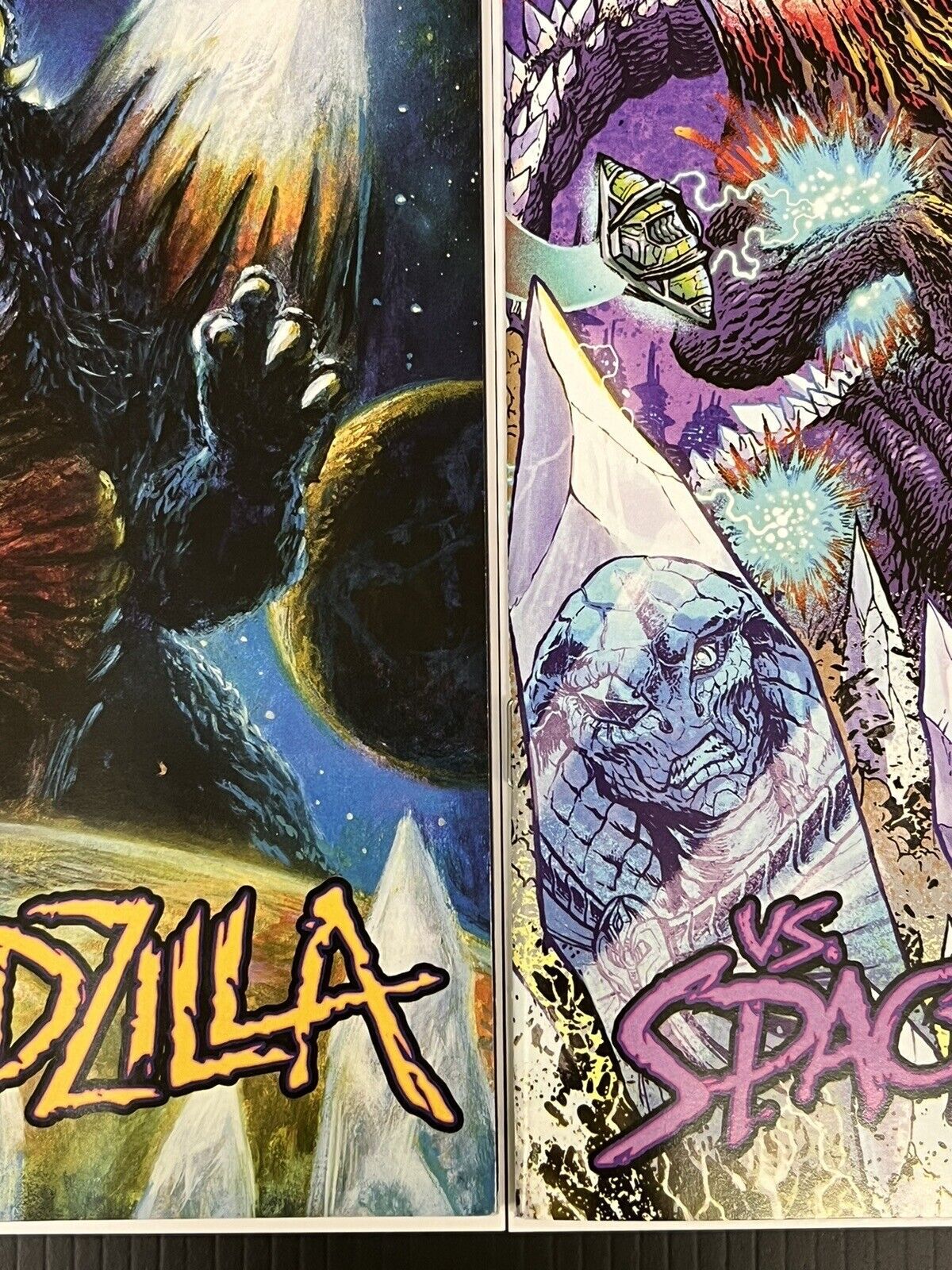 Godzilla Rivals VS. Spacegodzilla (2023) CVR a + C 1:10 Eggleton IDW ...
