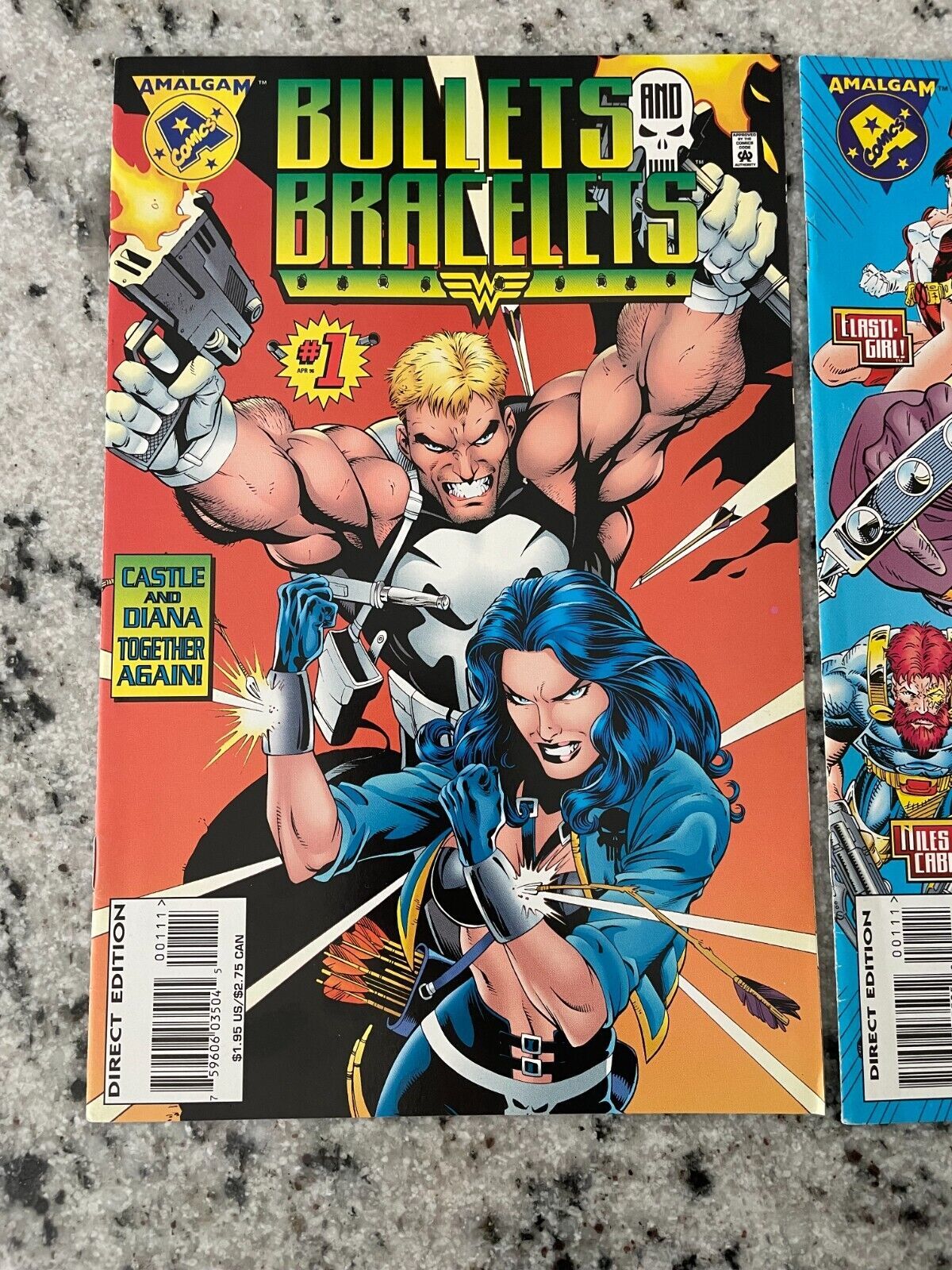 2 Amalgam Comic Books X-Patrol # 1 + Bullets Bracelets # 1 X-Men Doom ...