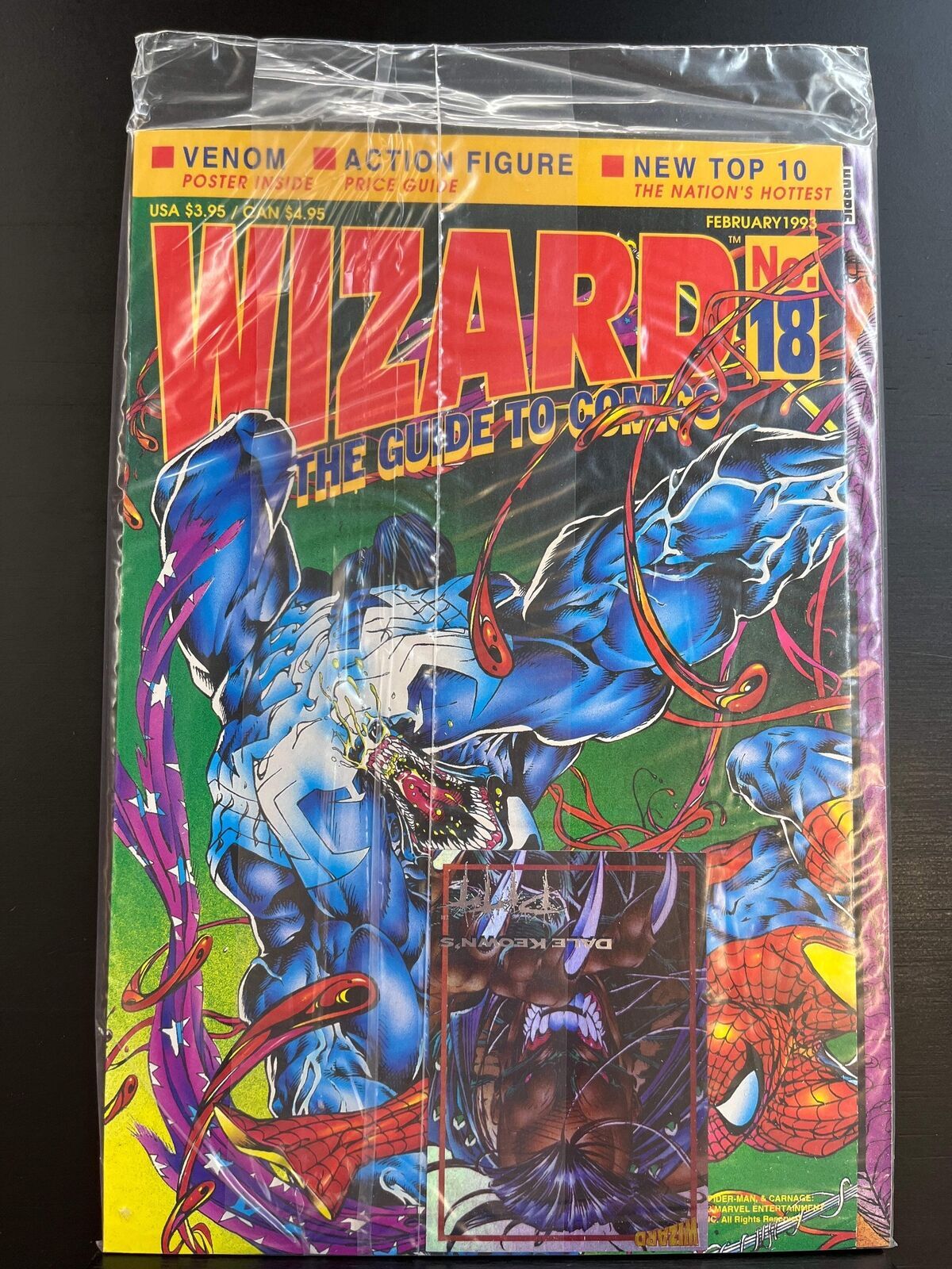 Wizard: The Guide to Comics #18 - Venom/Spider-Man/Carnage cover SEALED ...