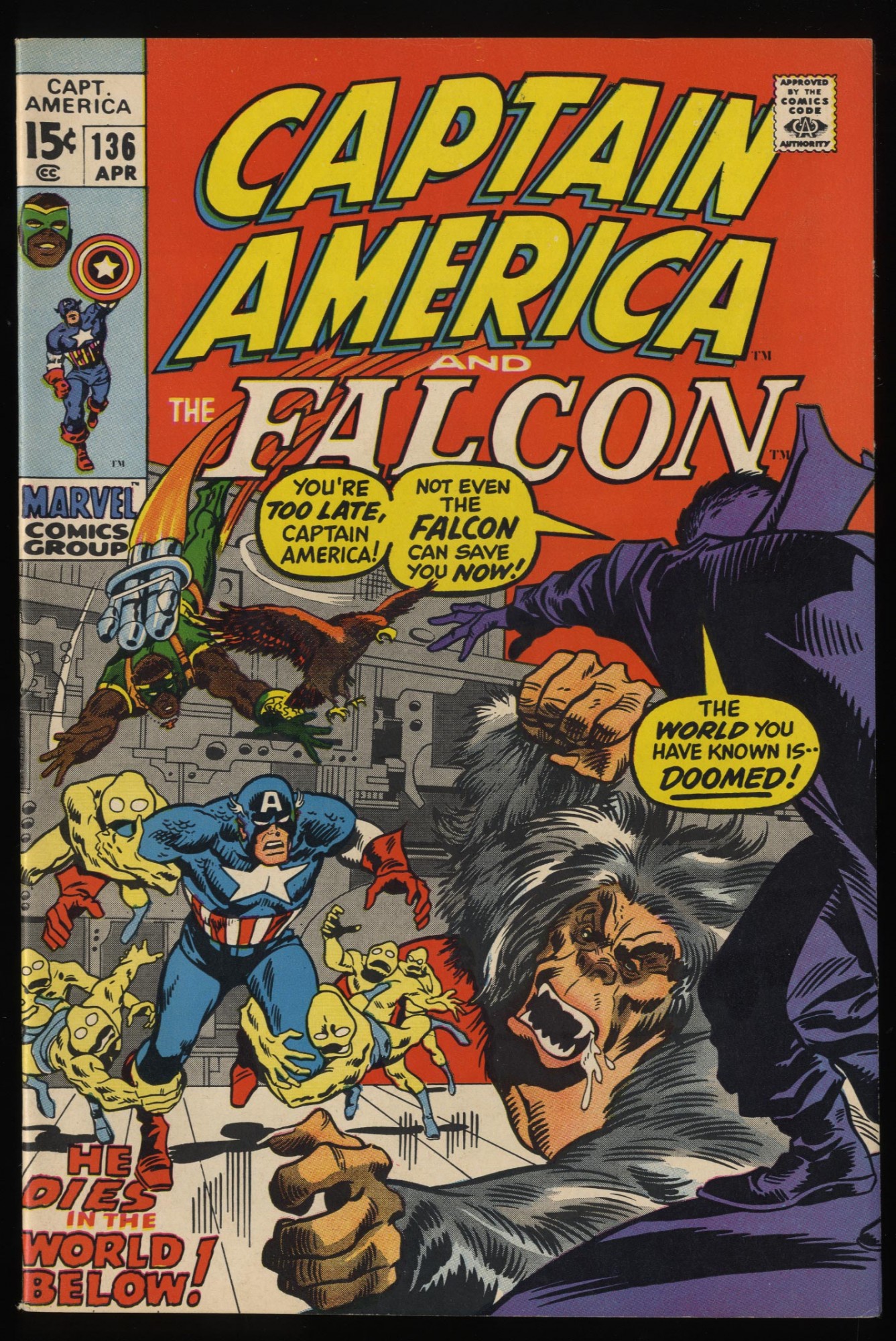 Captain America #136 VF 8.0 Marvel Comics | Comic Books - Bronze Age ...
