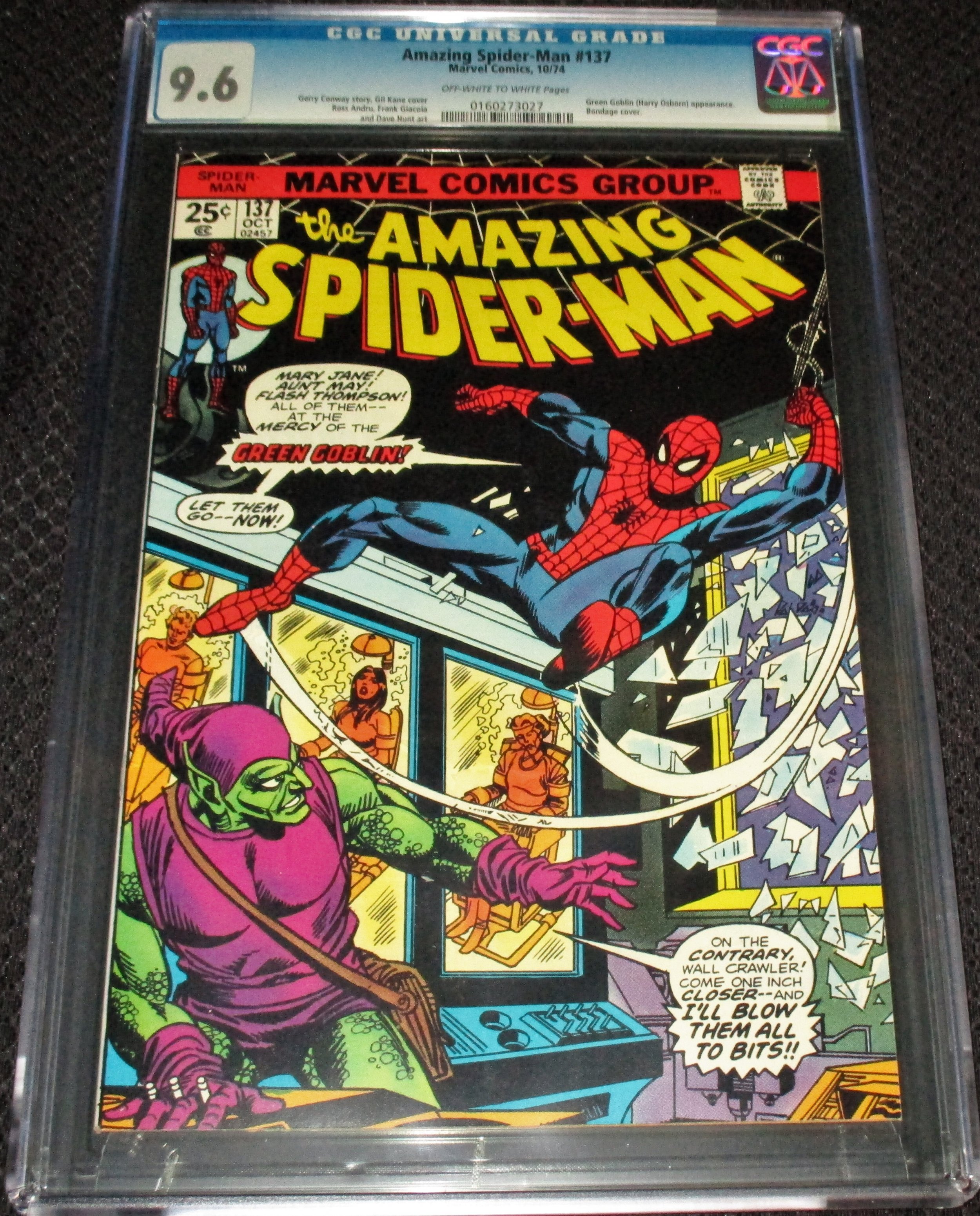 The Amazing Spider-Man #137 (1974) CGC 9.6 | Comic Books - Bronze Age ...