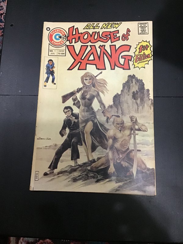 House of Yang #1 (1975) kung fu comic! Rare 1st! China 1890! High-grade ...