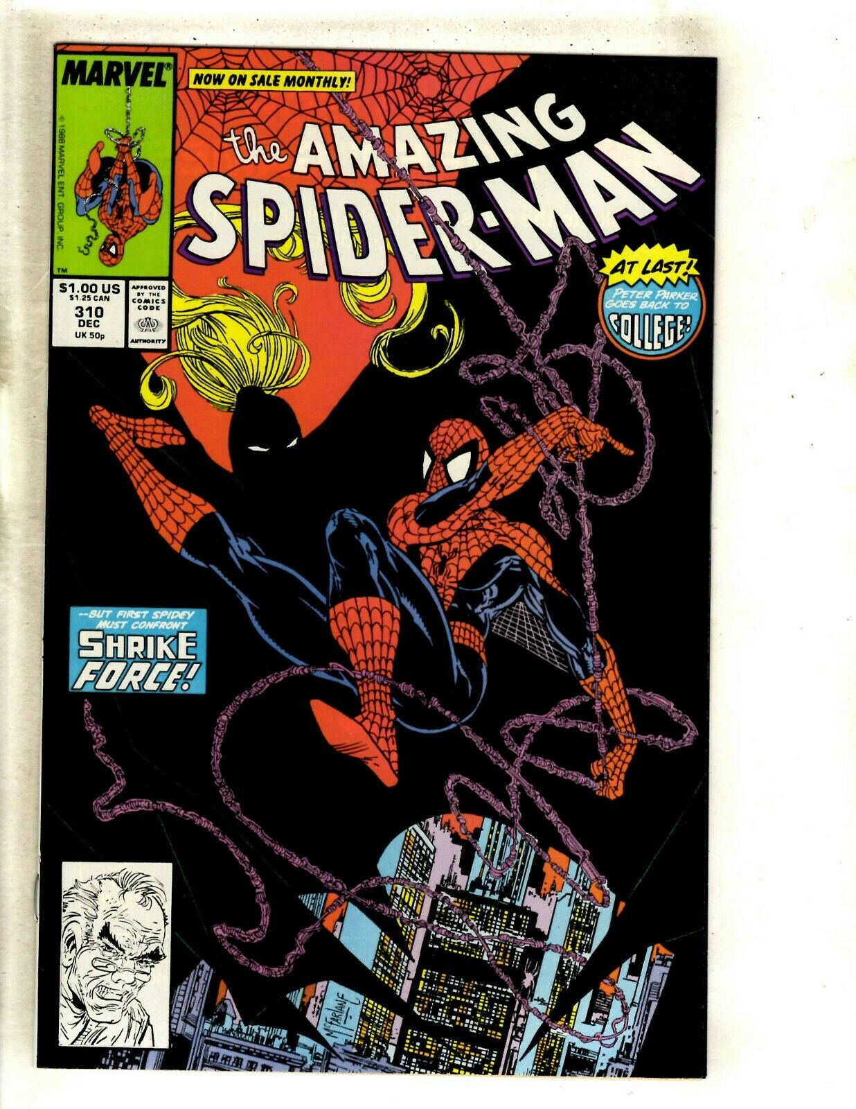 Amazing Spider-Man # 310 NM Marvel Comic Book Venom Todd McFarlane ...
