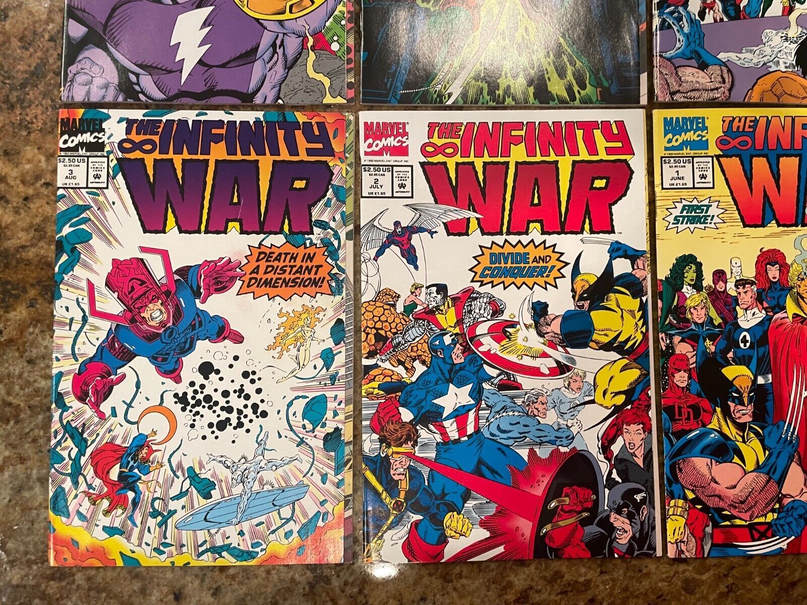 Infinity War Complete Marvel Comics LTD Series # 1 2 3 4 5 6 NM Thanos ...