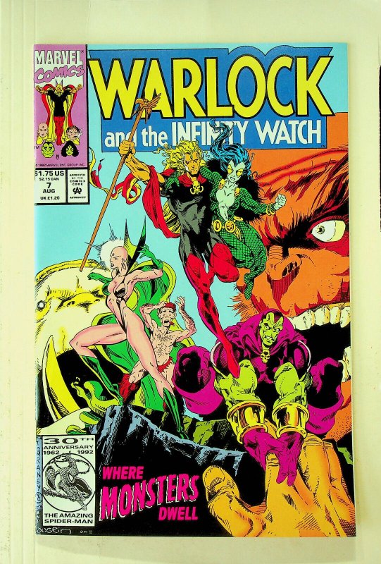 Warlock and the Infinity Watch #7 (Aug 1992, Marvel) - Near Mint ...