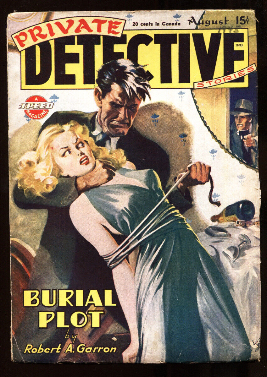 PRIVATE DETECTIVE STORIES--AUG 1945--Headlight GGA cover--Rare Pulp ...