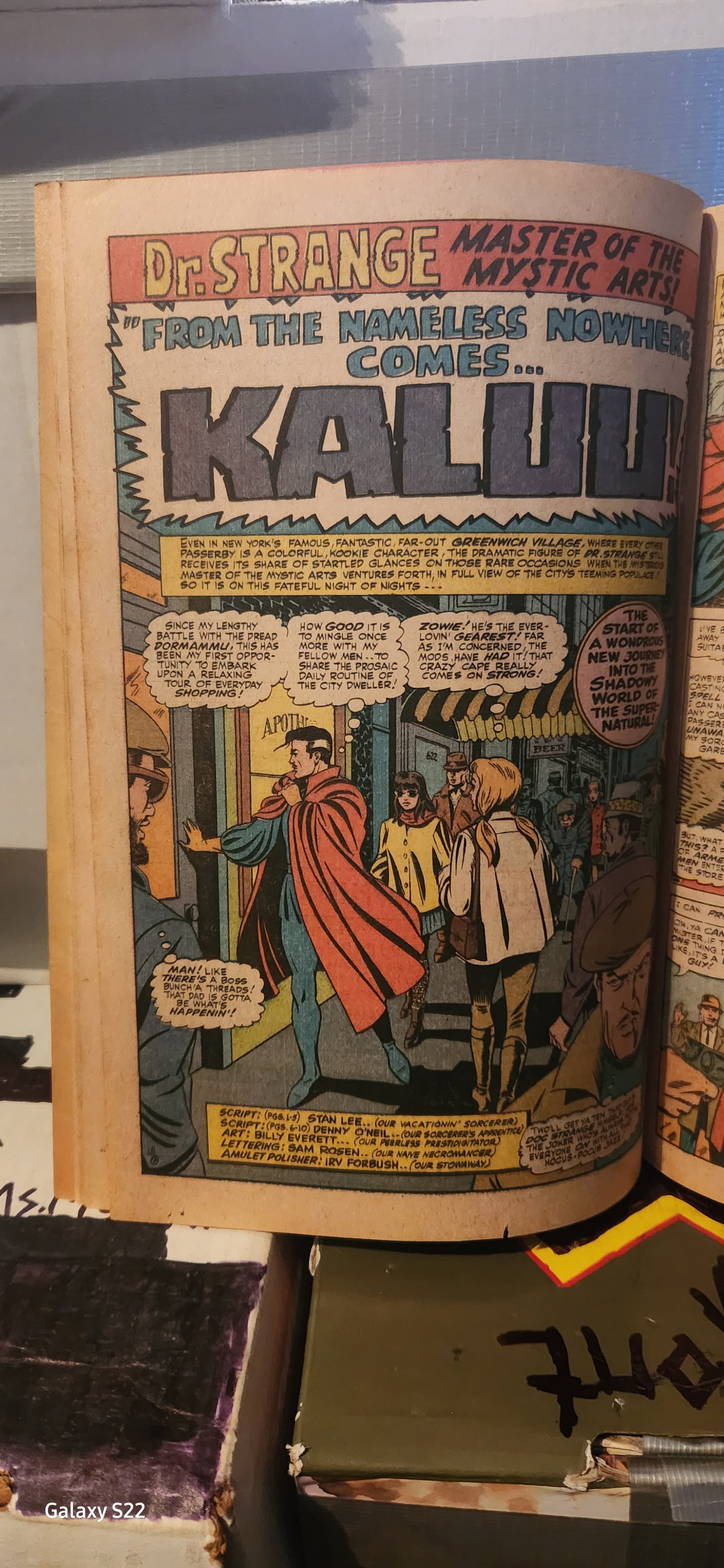 Strange Tales #147 1966 Marvel RARE VINTAGE KEY! 1ST APP-KALUU!! (G/VG ...