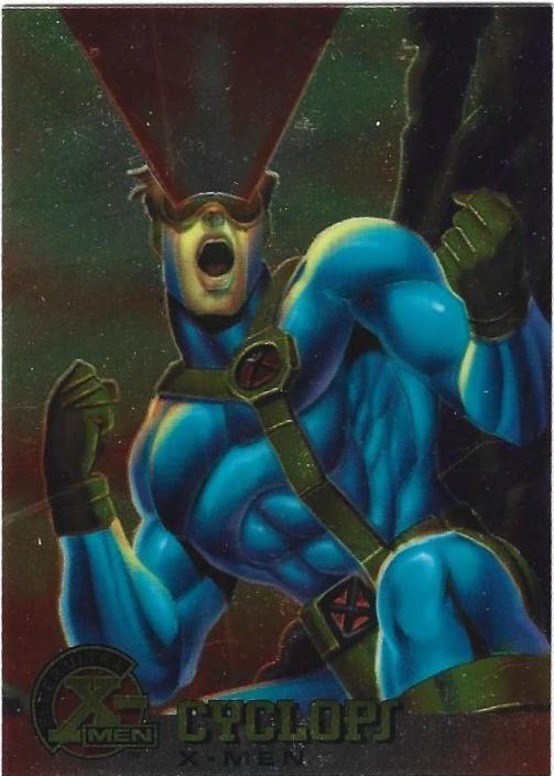 1995 Fleer Ultra X-Men Chrome Promo Cyclops | Comic Collectibles ...