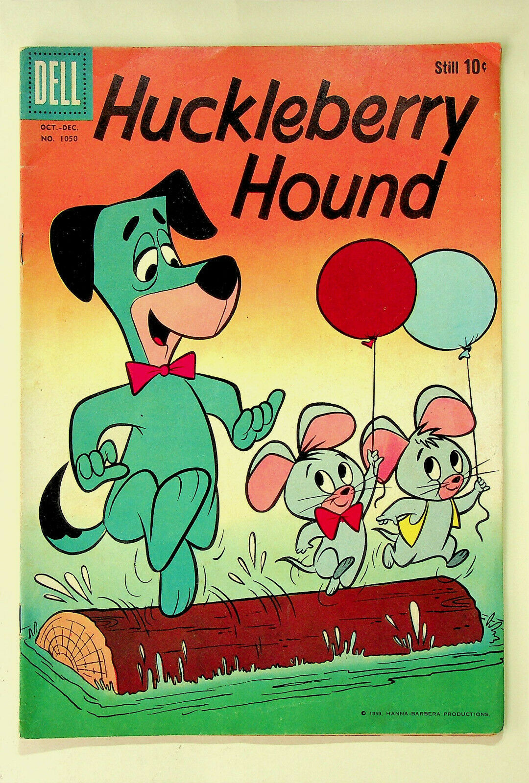 Four Color #1050 - Huckelberry Hound (Oct-Dec 1959, Dell) - Very Good ...