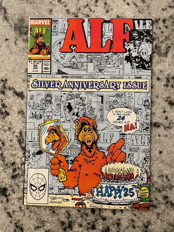 Alf # 25 NM Marvel Comic Book Cover Art Manak TV Show Anniversary Issue ...