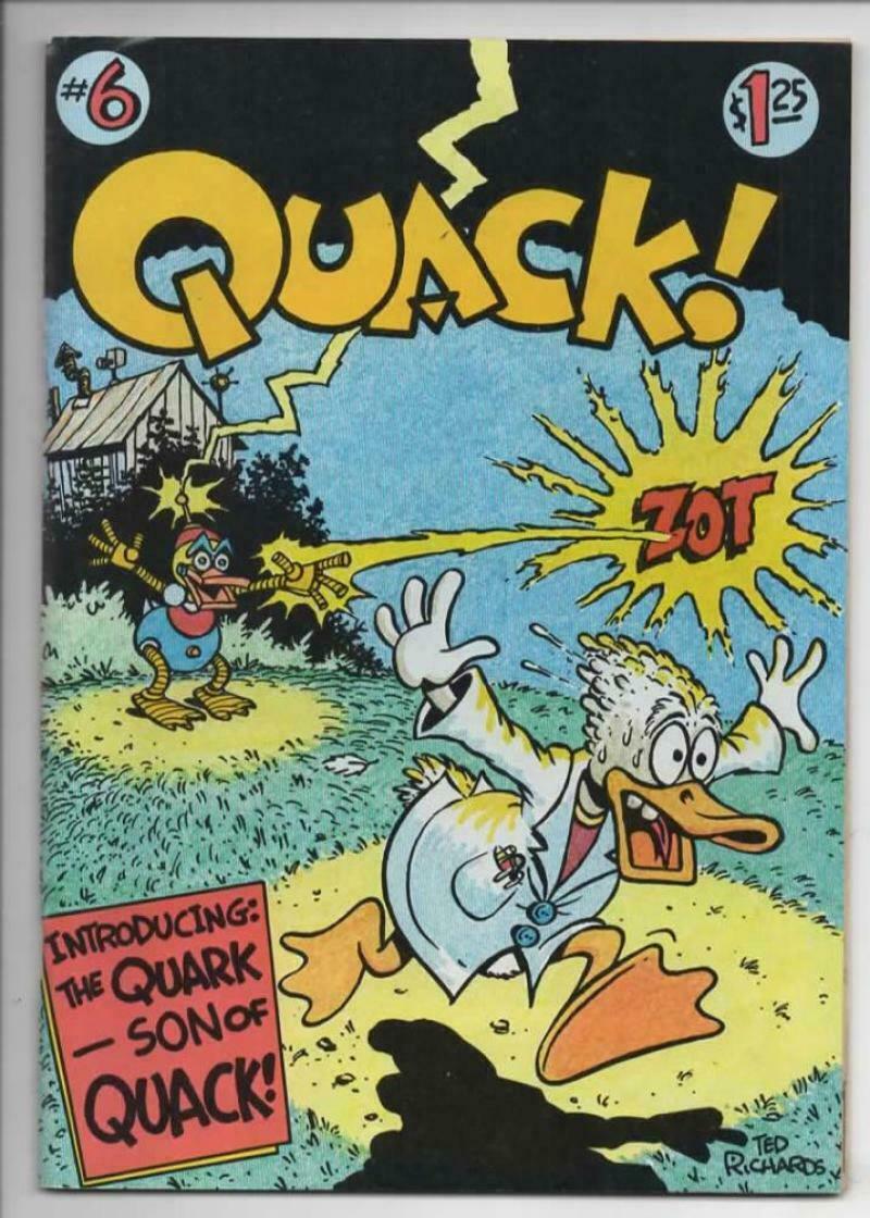 QUACK #1 2 3 4 5 6, VF, Dave Stevens Frank Brunner Sergio Aragones 1976 ...