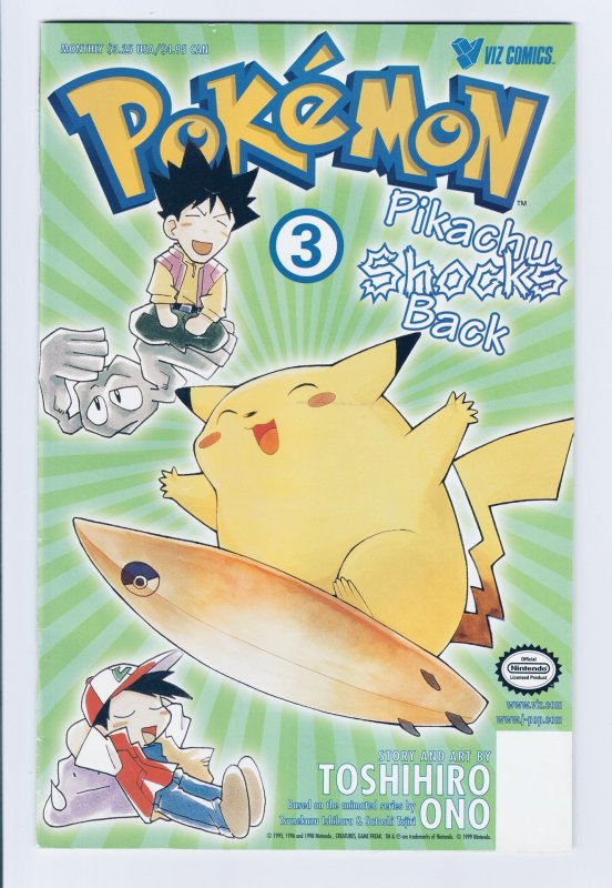Pokemon: Pikachu Shocks Back #1 -4(1999) | Comic Books - Modern Age ...