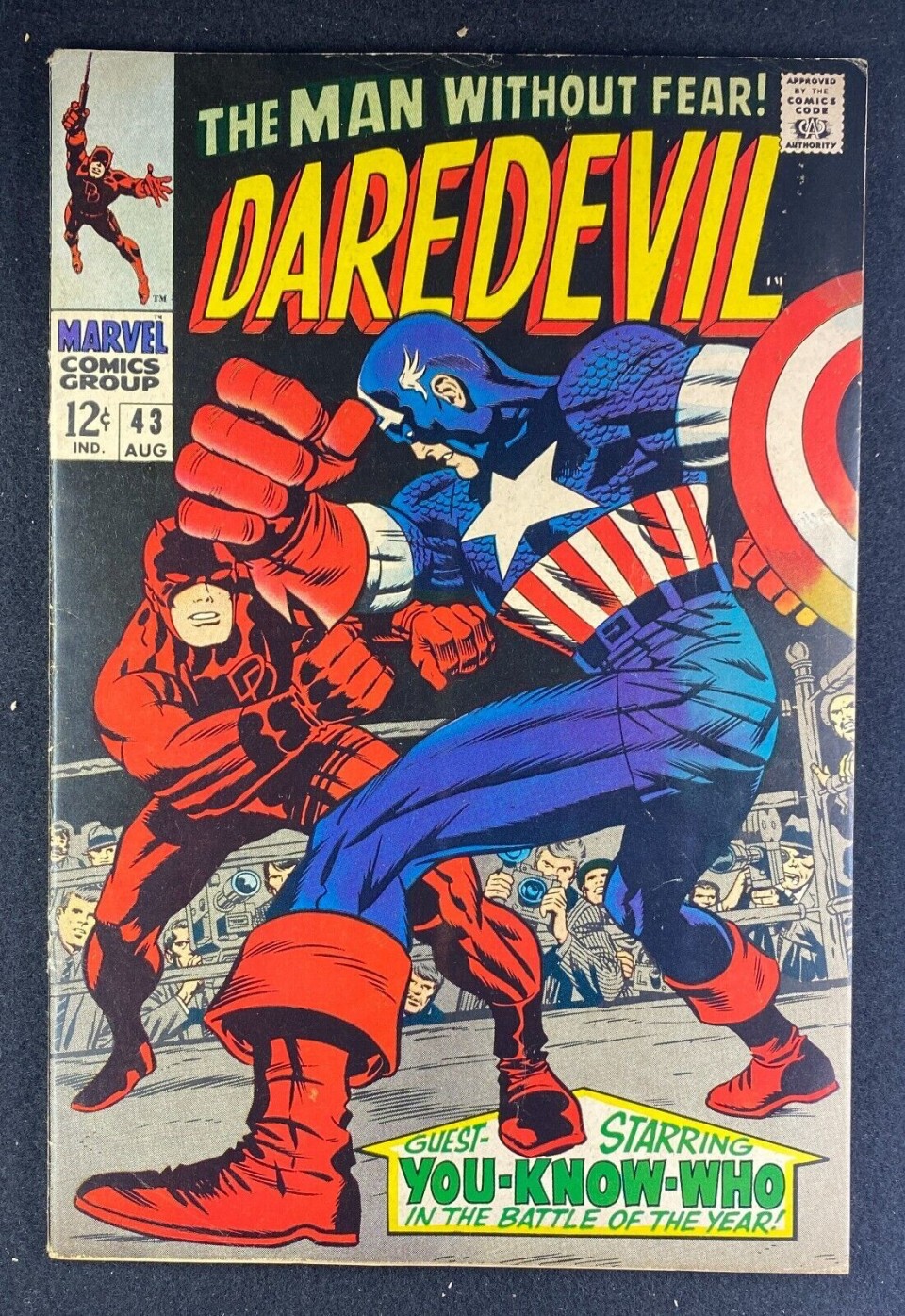 Daredevil (1964) #43 VG+ (4.5) Origin Partially Retold Classic Jack ...