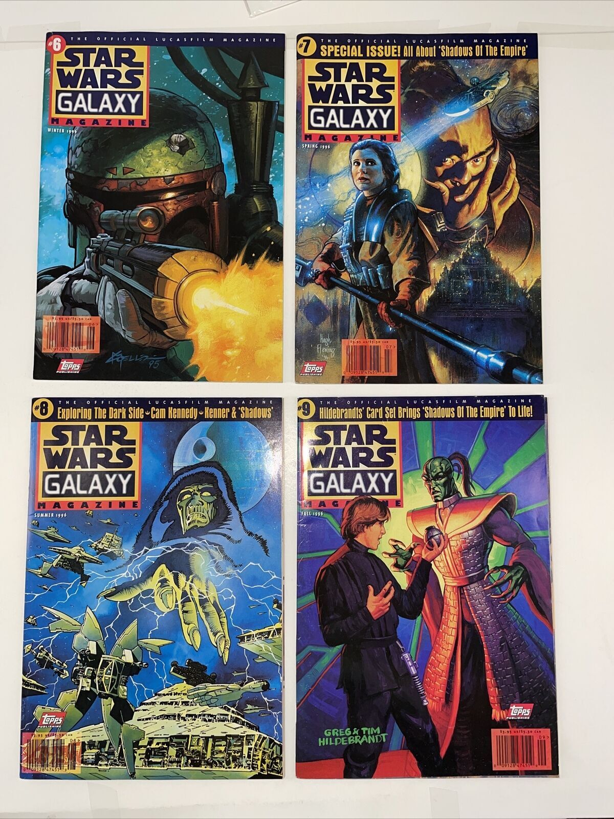Star Wars Galaxy Magazine 1996 #6,7,8,9 Boba Fett | Comic Books ...