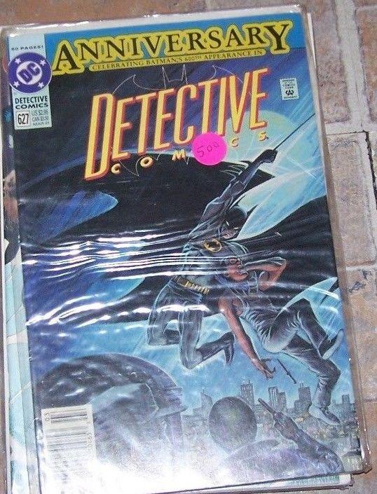 Detective Comics #627 (Mar 1991, DC) BATMAN 600TH ANNIVERSARY ISSUE ...