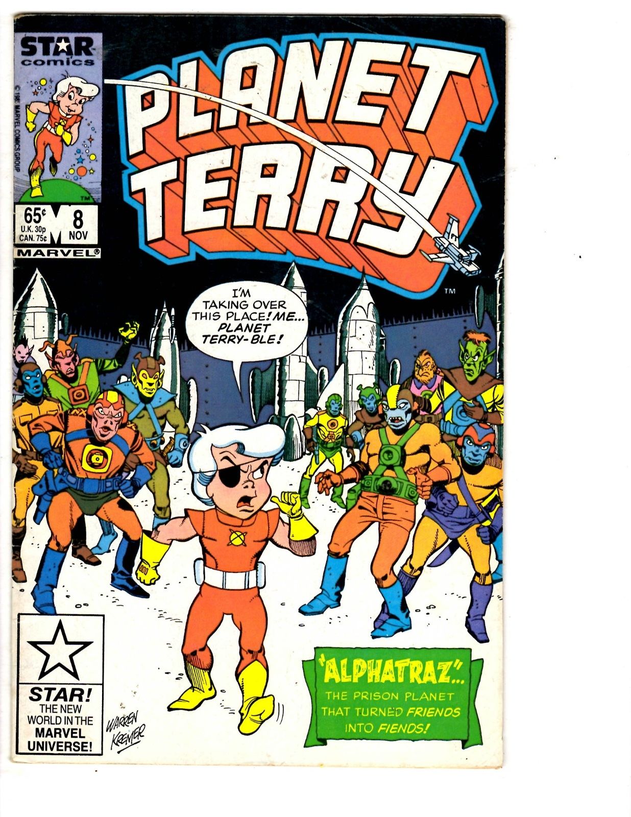 2 Planet Terry Star/Marvel Comic Books # 8 11 Cartoon Dave Manak Kremer ...