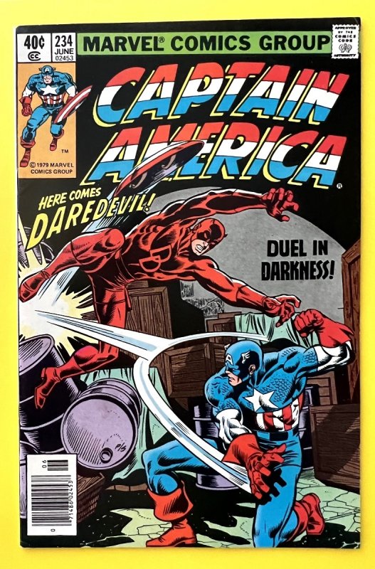 Captain America 234 Daredevil DR. Faustus (1979) B2 | Comic Books ...
