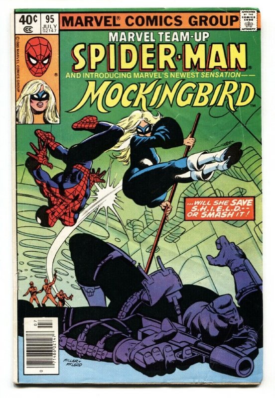MARVEL TEAM-UP #95 comic book 1ST MOCKINGBIRD-1980 | Comic Books ...