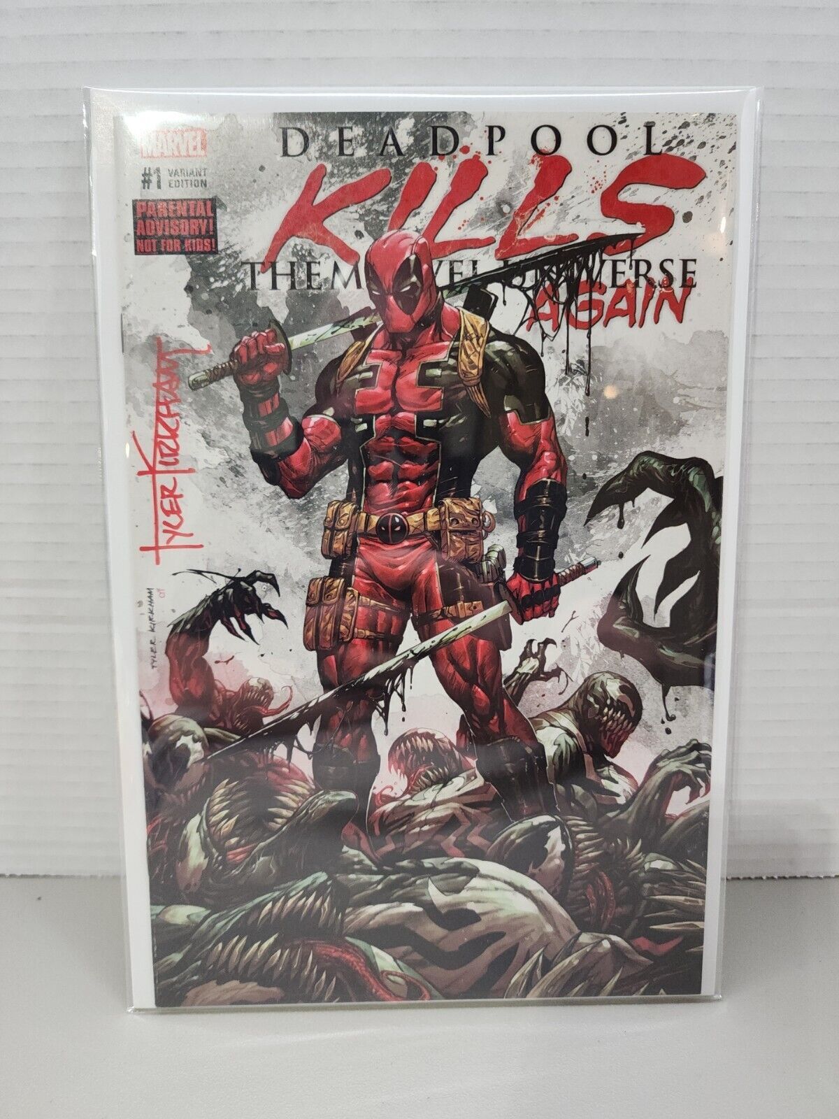 Deadpool Kills the Marvel Universe Again #1 - Signed by Tyler Kirkham ...