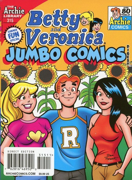Betty and Veronica (Jumbo Comics) Double Digest #315 VF/NM ; Archie ...