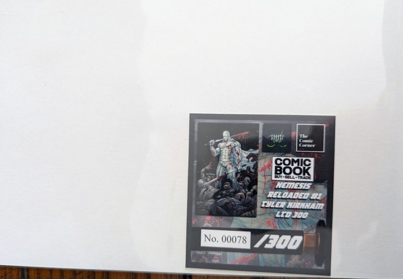 Nemesis Reloaded #1 NM Tyler Kirkham Virgin Variant With COA #78 of 300 ...