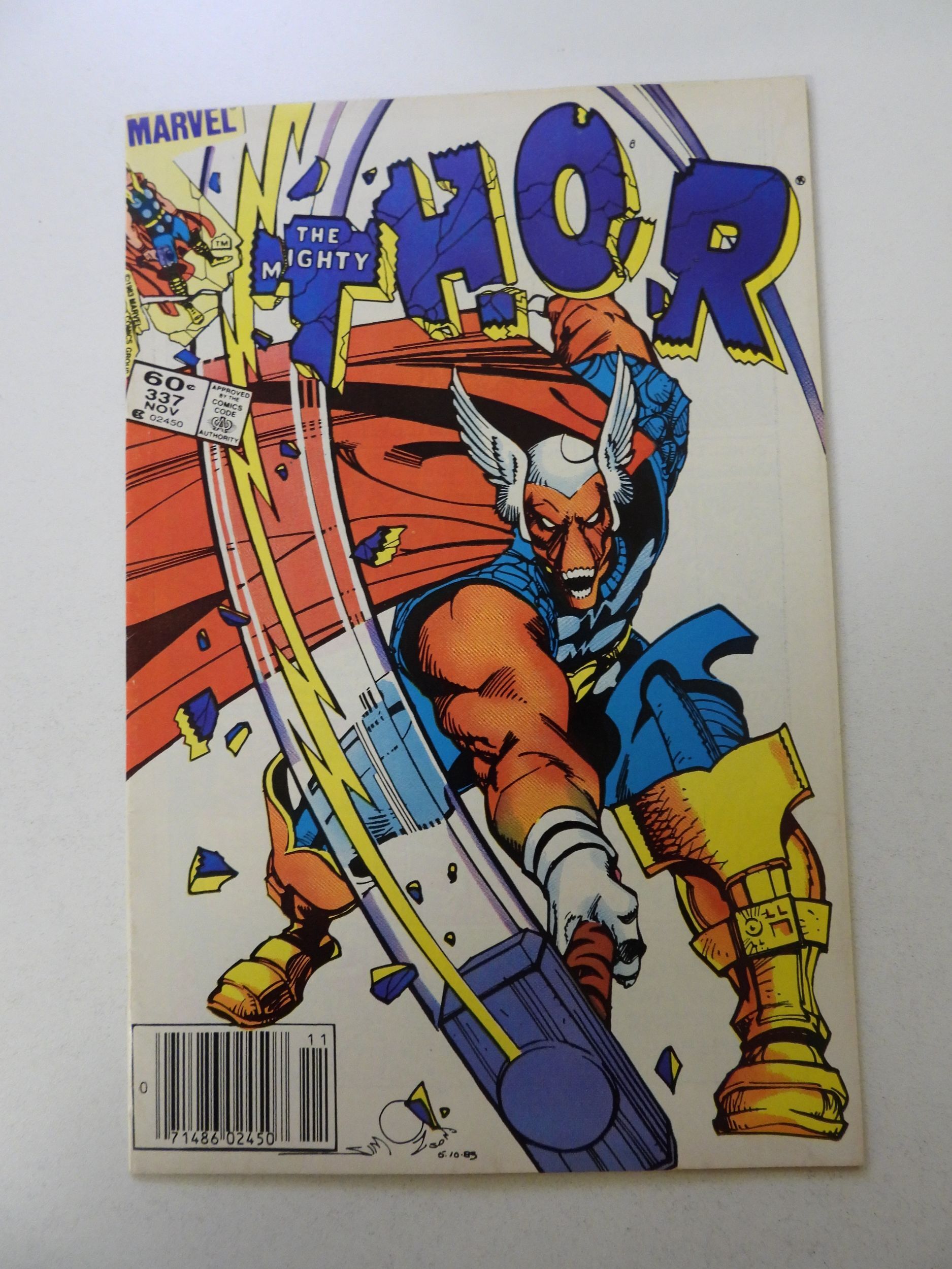 Thor #337 1st appearance of Beta Ray Bill FN/VF condition see ...