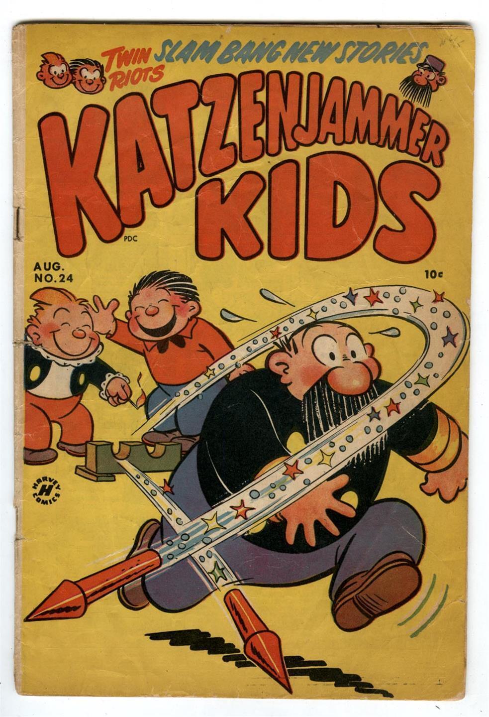KatzenJammer Kids #24 Harvey Comics Aug 1953 Classic Cartoon Strip ...