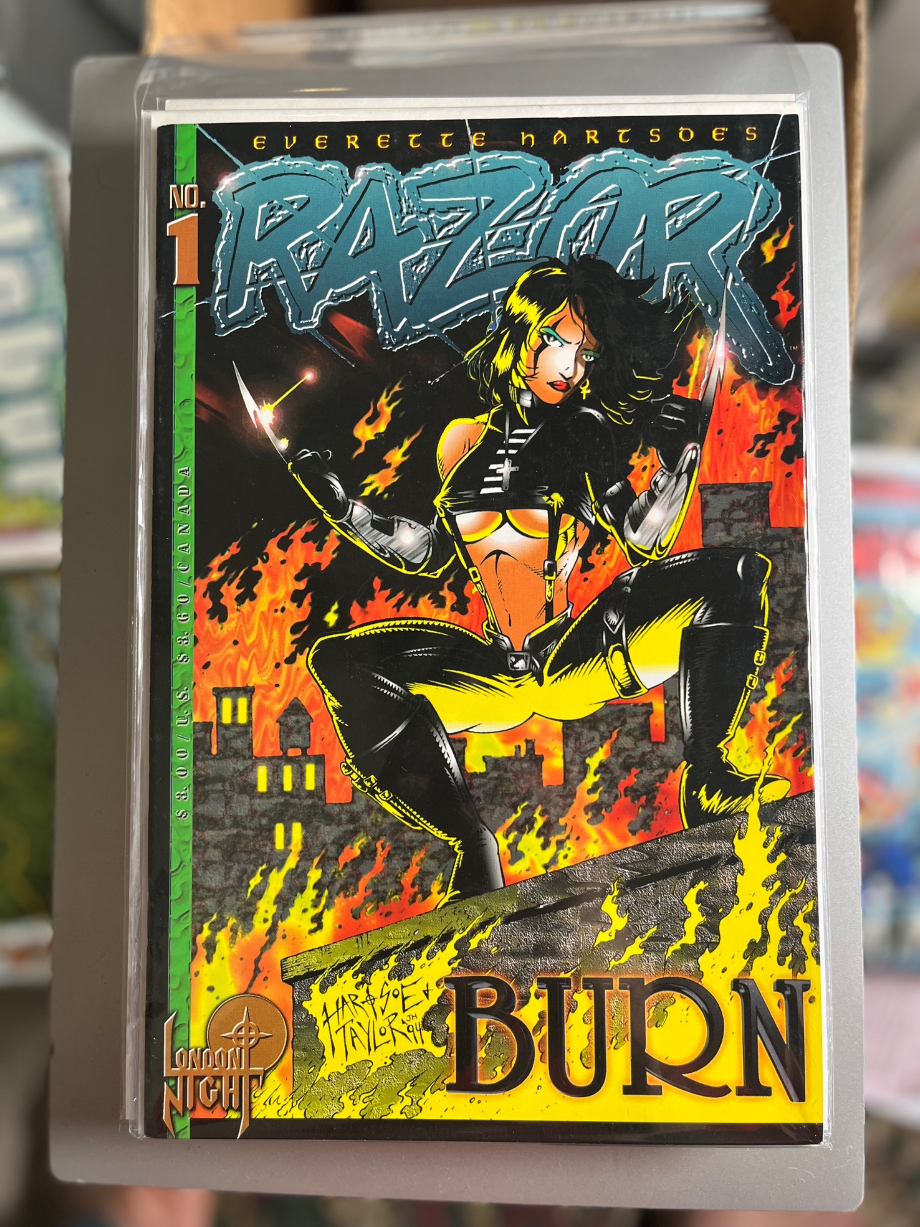 Razor: Burn #1 - 5 (1994 London Night) Complete Set | Comic Books ...