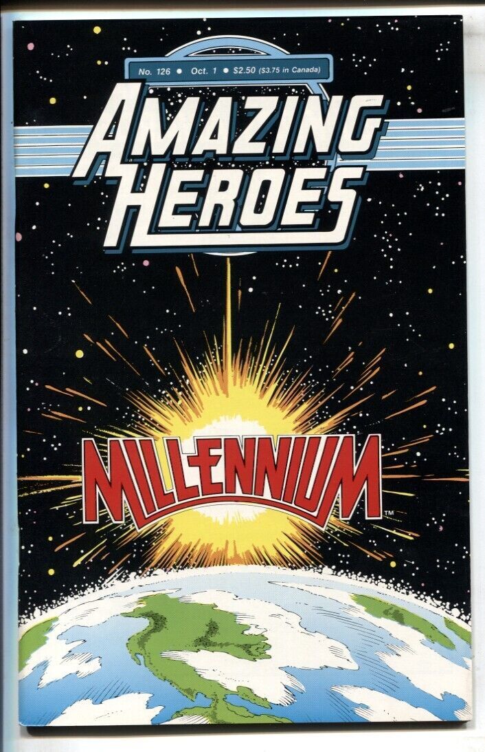 AMAZING HEROES #126 1987 - comics - Millennium | Comic Books - Copper Age, Fantagraphics / HipComic