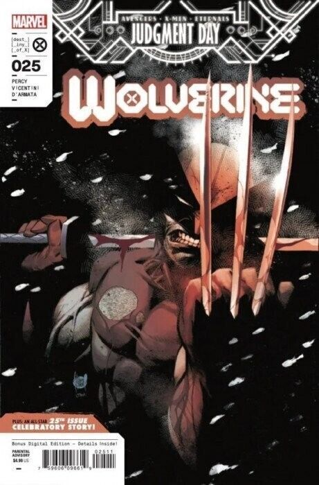 Wolverine #25 AXE Judgment Day Tie-In Regular Cover (2022) | Comic Books - Modern Age, Marvel ...