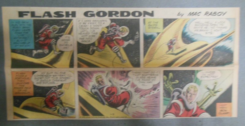 (41) Flash Gordon Sunday Pages by Mac Raboy from 1960 Size: 7.5 x 15 ...