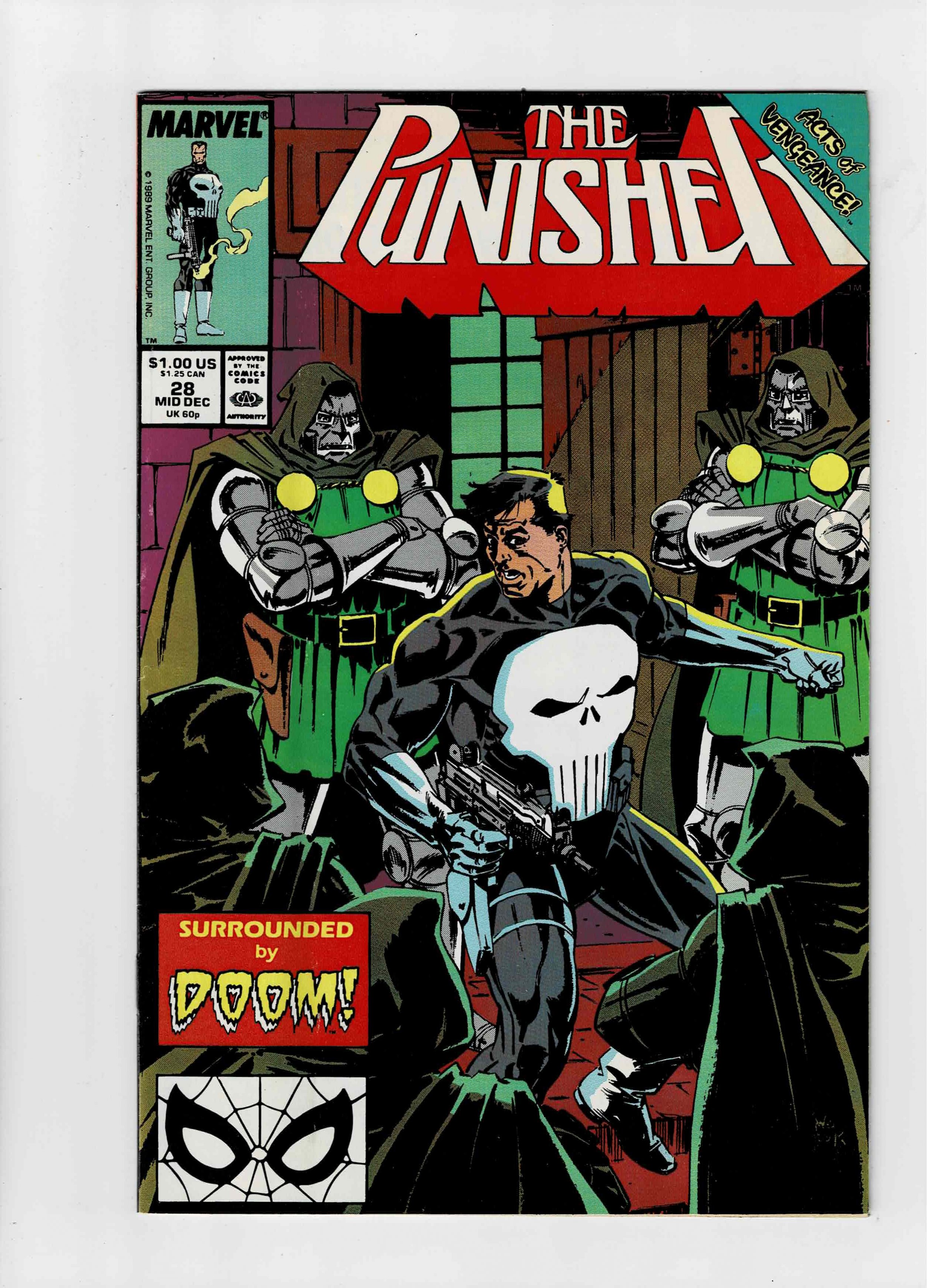 The Punisher #28 (1989) Another Fat Mouse "Almost Free Cheese" 2nd Menu ...