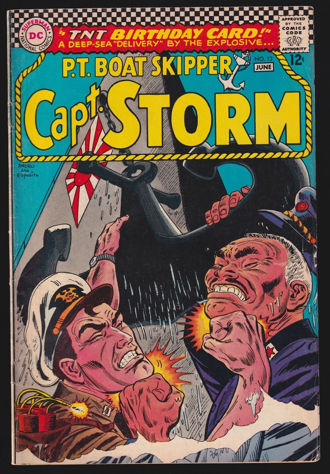 Capt. Storm #13 1965 DC 5.0 Very Good/Fine comic | Comic Books - Silver ...