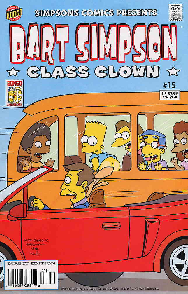 Simpsons Comics Presents Bart Simpson #15 VG ; Bongo | low grade comic | Comic Books - Modern ...