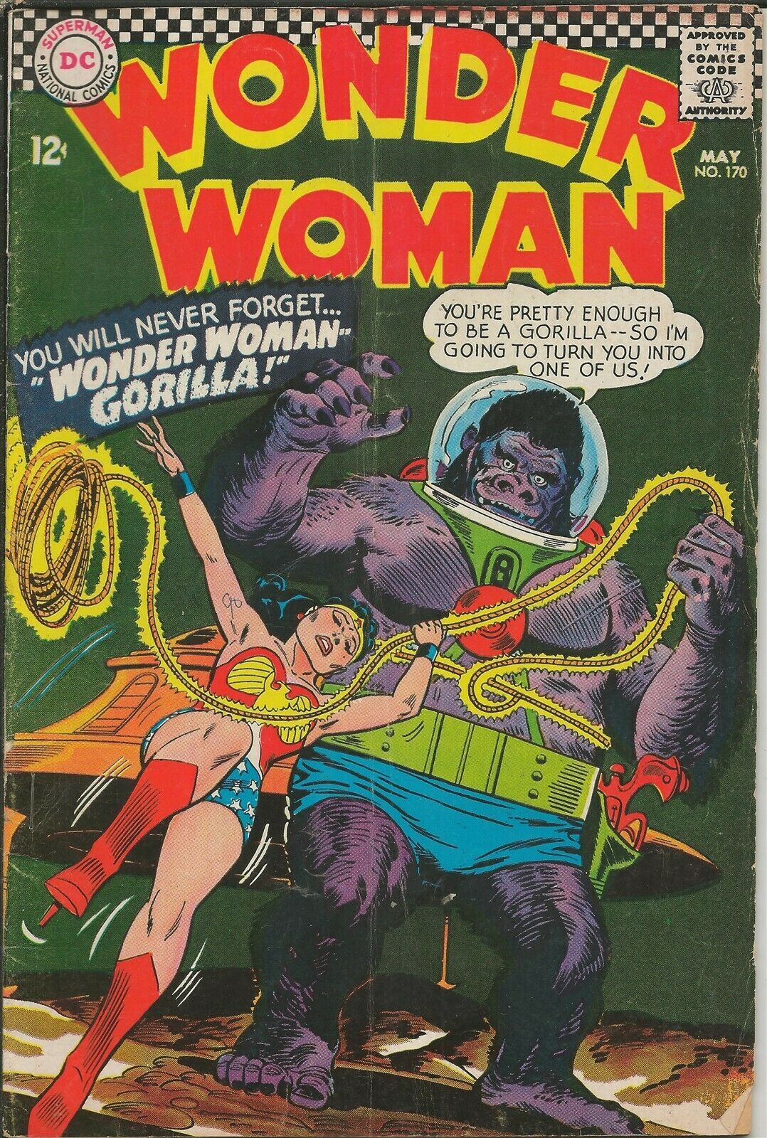 Wonder Woman #170 ORIGINAL Vintage 1967 DC Comics | Comic Books ...