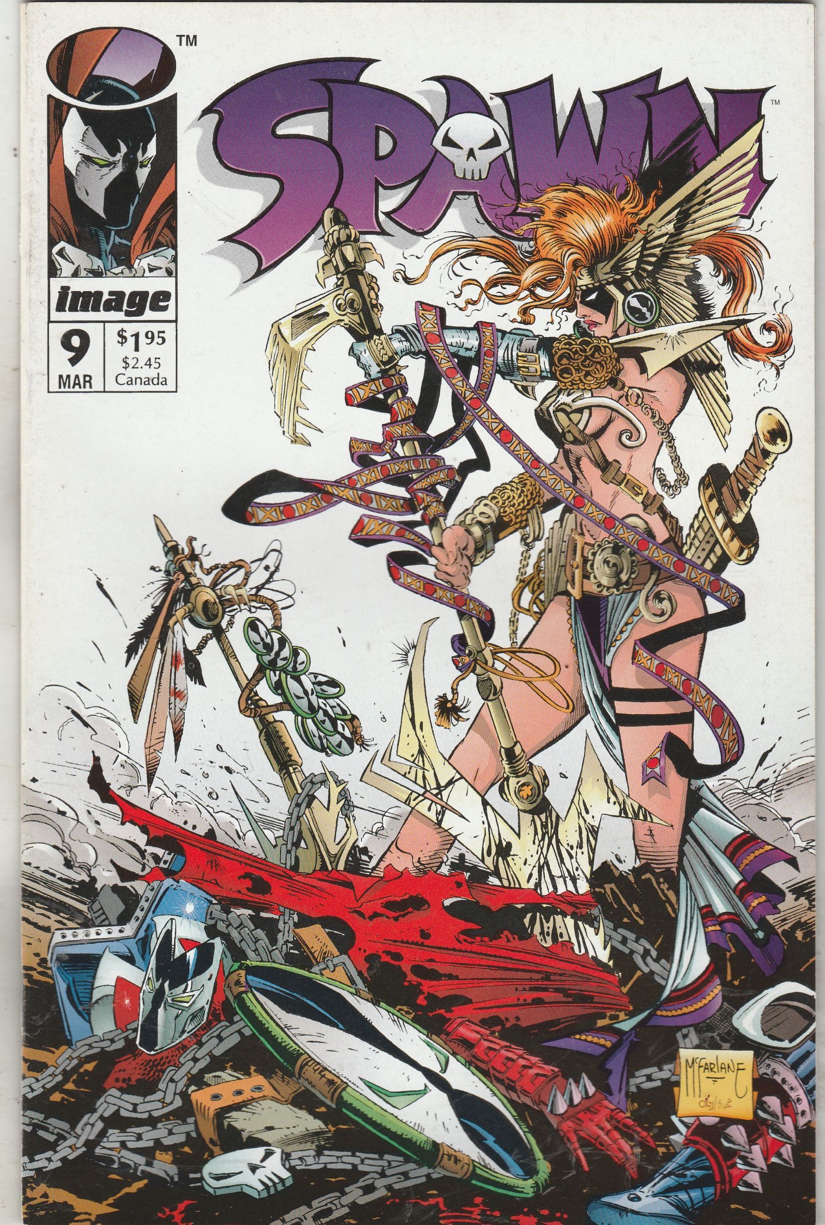 Spawn #9 1993 1st Angela Thor's Side-Kick! McFarlane Art NM- C'vill... | Comic Books - Modern ...